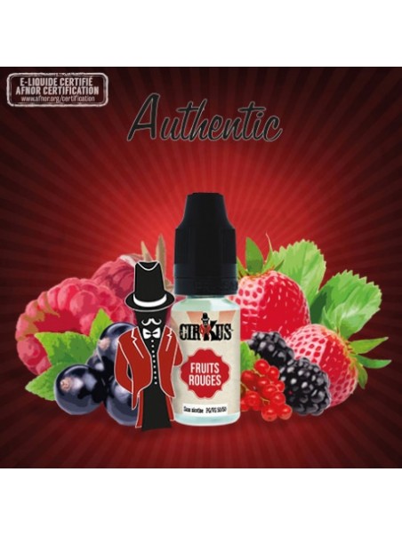 E-liquide Fruits Rouges de Cirkus en boutique de e-cigarettes à Thonon